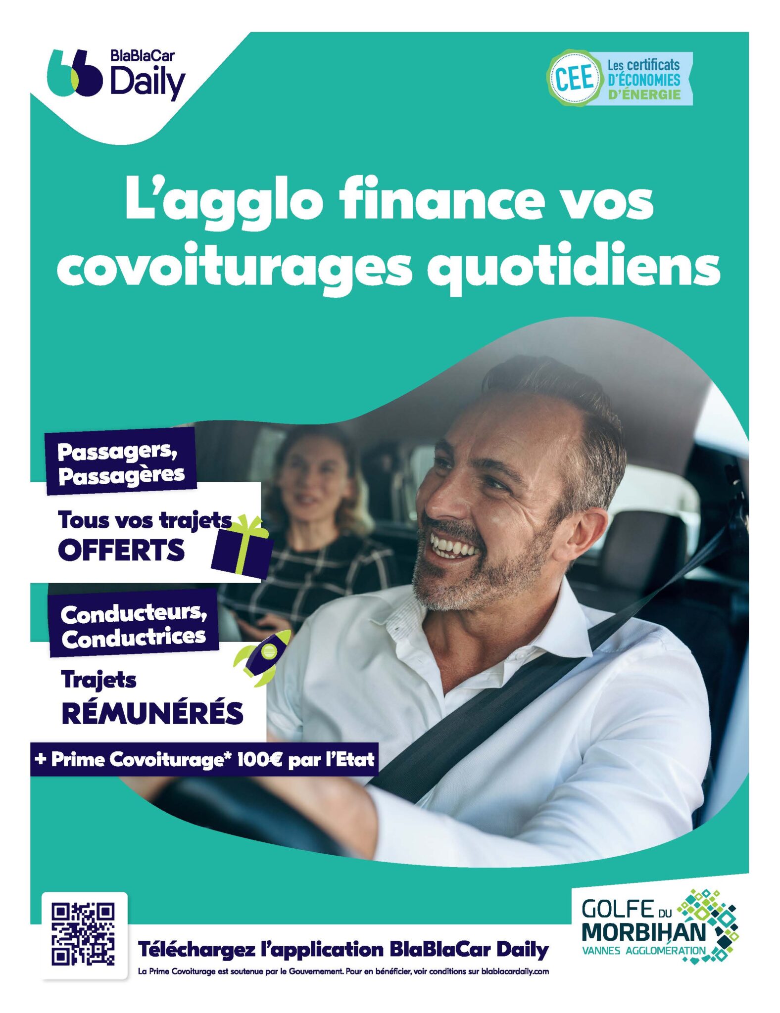 Avec BlaBlaCar Daily, le covoiturage du quotidien devient gratuit ...